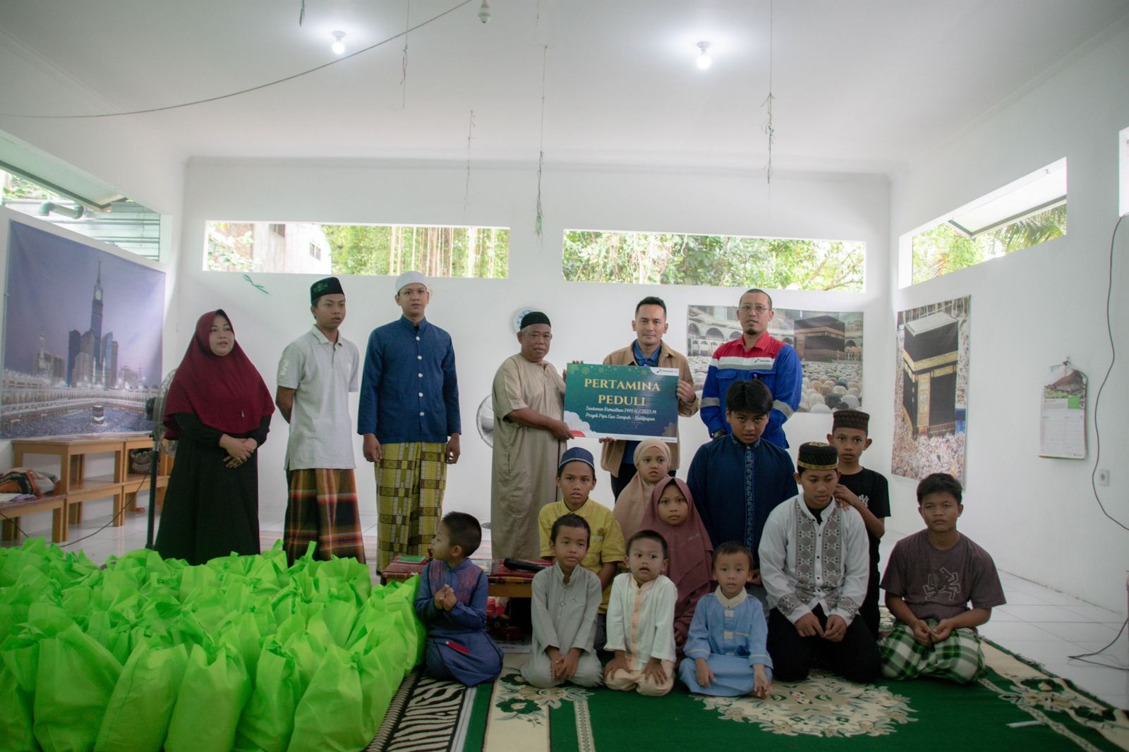 Gerakan Kebaikan di bulan Ramadhan, Pertagas Beri Santunan di Area ...
